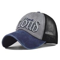 China Unisex Embroidery Mesh Trucker Caps Plain Foam Polyester 2.5cm Visor for sale
