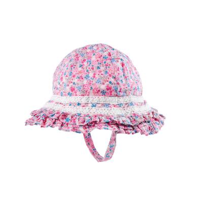 China OEM Toddler Cotton Baby Outdoor Bucket Hat 50cm UPF Sun Protection for sale