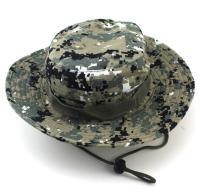 China Eco Friendly Outdoor Fisherman Hat 7cm Brim Camouflage Military Boonie Hats for sale