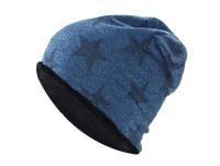 China Full Printed Knitted Winter Hat Custom Embroidered Beanies 56cm 58cm for sale