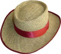 China Wide Brim Plain Blank Straw Sun Hat UV Protection Coolie Wheat 58cm for Women Men for sale
