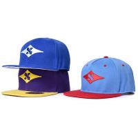China 3D Embroidery Logo Acrylic Snapback Caps Flat Brim 58cm SGS Approved for sale