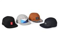 China Wool Blend Flat Brim 5 Panel Baseball Cap with Pyrograph and 3D Embroidery 58cm for sale