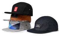 China Wool Blend Flat Brim 5 Panel Baseball Cap with Pyrograph and 3D Embroidery 58cm for sale