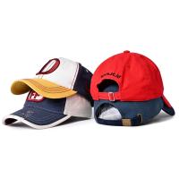 China 3D Embroidery Flexfit Baseball Cap 59cm Bold Line Water Worn Cotton Fabric for sale