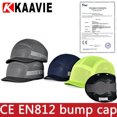 China CE EN 812 Certified Cotton Bump Cap 58cm EVA Pad ABS Insert Safety Helmet for sale
