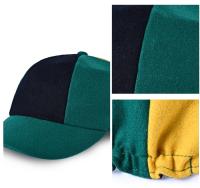 China Wool 8 Panel Baggy Green Cricket Cap With Custom Logo for sale