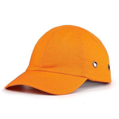 China Custom 7cm Visor Safety Bump Cap CE EN812 Cotton Polyester 56-62cm for sale