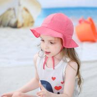 China Custom Logo Toddler Wide Brim Sun Hat with Neck Flap Chin Strap UPF 50+ for sale