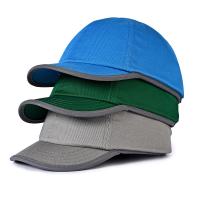 China CE EN812 Cotton Bump Cap With Adjustable Strap Curved Brim for sale