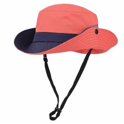 China Custom Embroidered Bucket Hat 58-61cm for Women Camping Hunting Outdoor Boonie Hat for sale
