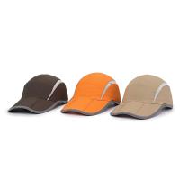 China Custom Logo 6 Panel Baseball Hat Nylon Quick Dry Fit Cap 58-61cm Adjustable for sale