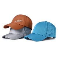 China Custom Laser Cut Hole Embroidery Baseball Cap 56cm OEM Leisure Sport Hat for sale