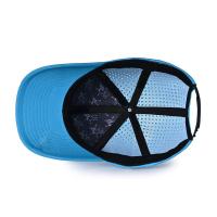 China Custom Laser Cut Hole Embroidery Baseball Cap 56cm OEM Leisure Sport Hat for sale