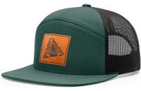 China Customized Snapback Mesh Trucker Caps 56cm Seven Panel Unisex for sale