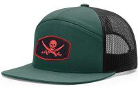 China Customized Snapback Mesh Trucker Caps 56cm Seven Panel Unisex for sale