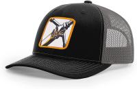 China Richardson 112 Style Cotton Structured Mesh Trucker Caps With Woven Patch for sale