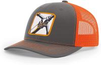 China Richardson 112 Style Cotton Structured Mesh Trucker Caps With Woven Patch for sale