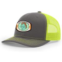 China Custom Two Tone Distressed Trucker Baseball Cap 58-61cm Adjustable for Men Women for sale