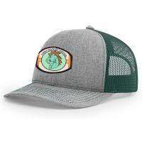 China Custom Two Tone Distressed Trucker Baseball Cap 58-61cm Adjustable for Men Women for sale