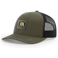 China Custom Embroidered Logo 6 Panel Trucker Mesh Cap Distressed Baseball Hat for Adults for sale