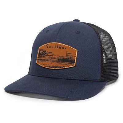 China Custom Patch Embroidery Baseball Cap Six Panel Trucker Mesh Hat Adjustable 58-61cm for sale