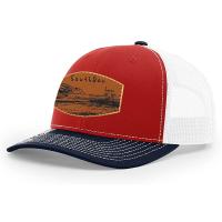 China Custom Patch Embroidery Baseball Cap Six Panel Trucker Mesh Hat Adjustable 58-61cm for sale