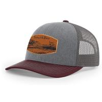 China Custom Patch Embroidery Baseball Cap Six Panel Trucker Mesh Hat Adjustable 58-61cm for sale