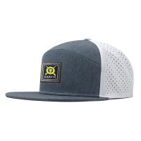 China Plastic Back Closure Embroidery Baseball Caps 7 Panel Custom Trucker Caps for sale
