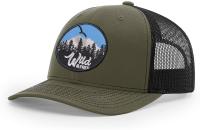 China Two Tone 6 Panel Trucker Hats Plain Vintage Embroidered Printed Logo for sale