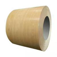 China Customizable Tolerance ±1% Woodgrain Pre-Painted Aluminum Coil for Curtain Walls for sale