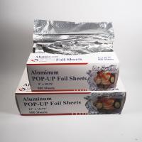 China Healthy Kitchen Silver Pop Up Aluminum Foil Sheet with Soft Temper and Durable Design for sale