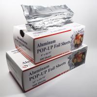China Healthy Kitchen Silver Pop Up Aluminum Foil Sheet with Soft Temper and Durable Design for sale