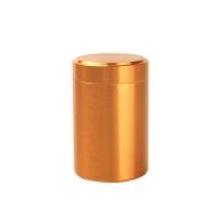 China Customized Capacity Metal Aluminum Sealed Tea Can for Mini Tea Leaf Tea Coffee for sale