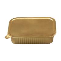 China Take Out Lunch Box Made Simple with Disposable Aluminum Foil Loaf Pan and Plastic Lid for sale