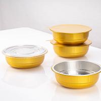 China Customized Shapes 600ml Aluminum Foil Cake Pans 10 Pack 20 Pack 50 Pack for Food for sale