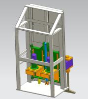 China ZY Self Weight Pressure Feeding Horizontal Casting Machine Double Headed for sale