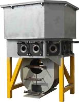 China Industrial Frequency induction melting furnace 150KG/h melting rate 380V 50HZ for sale