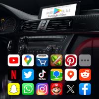 China Adjustable USB BMW AI Box CarPlay With Android Auto And Google Play Custom for sale