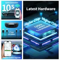 China CP/AA 2-in-1 Wired to Wireless Carplay/Android Auto USB Dongle Portable Guitar Design Universal Fit Adapter IHeylinkit M5 for sale