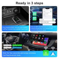China 2-in-1 Wireless Carplay Adapter Convenient Dual Feature Accessory for sale