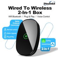 China 2-in-1 Portable CarPlay & Android Auto Dongle with Wired/Wireless Compatibility USB Plug and Play 1 Year Warranty for sale