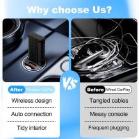 China NEW CP/AA 2 in 1 Wireless Adapter Converts Wired Carplay & Android Auto to Wireless for sale