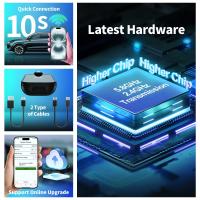 China 2 in 1 Wireless CarPlay & Android Auto Adapter with One-Click Window Break & Quick Escape Function Universal Fit 1 Year Warranty for sale