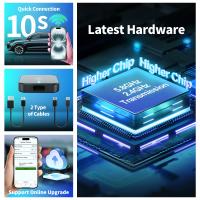 China IHeylinkit Portable Wireless CarPlay Android Auto Adapter Built-in WiFi Converts Wired CarPlay USB Plug-n-Play for Audi A8 for sale