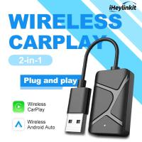 China IHeylinkit Smart CarPlay Adapter Wireless USB Plug-in & Play Converts Wired Android Auto to Wireless for sale