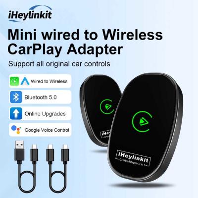 China Universal Wireless Carplay Android Auto Adapter Dongle CP AA 2-In-1 FCC Certificated for sale