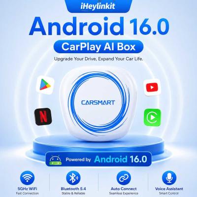 China Universal SM6350 Android Ai Adapter Carplay Box Dual Screen Usb Plug And Play for sale