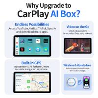 China For BMW idrive 6/7/8/8.5/9 Android 16 Wireless CarPlay to Android system conversion Ai Box 8GB+128GB Qualcomm QCM6350 Octa Core Processor for sale