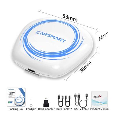 China ODM Smart Wireless AI Box Android Adapter Portable 3 In 1 Android 16 For Car for sale